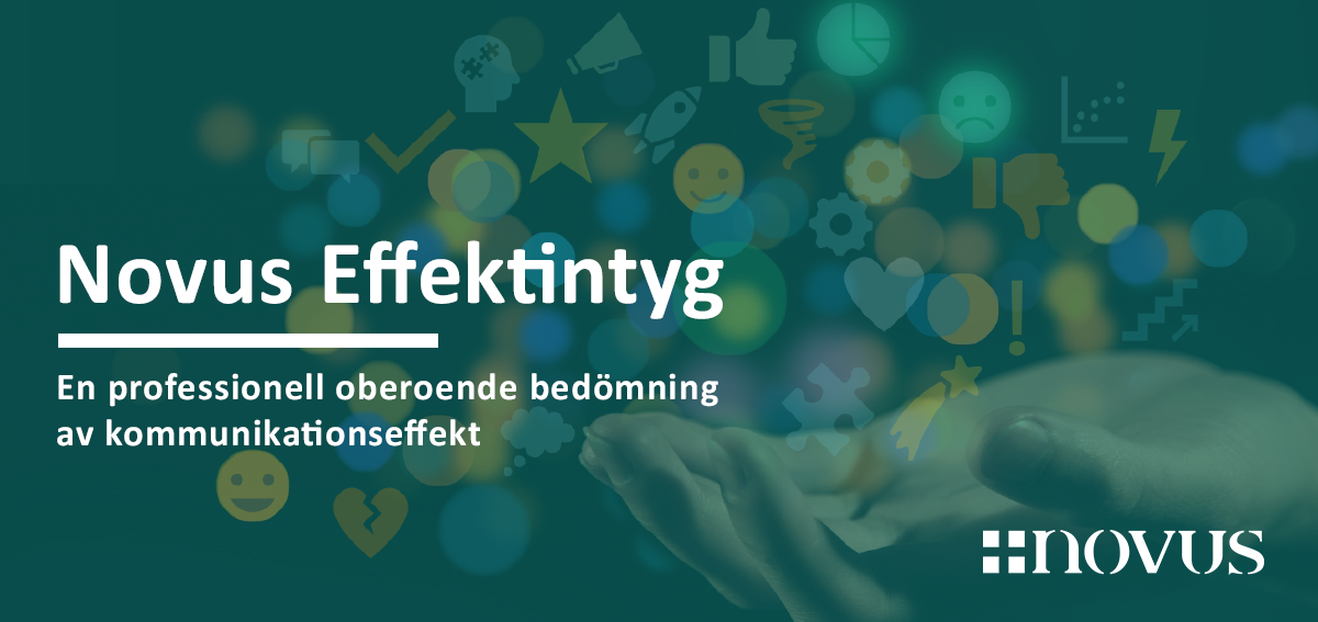 Nu erbjuder vi Novus Effektintyg som en del av kampanjutvärderingar!